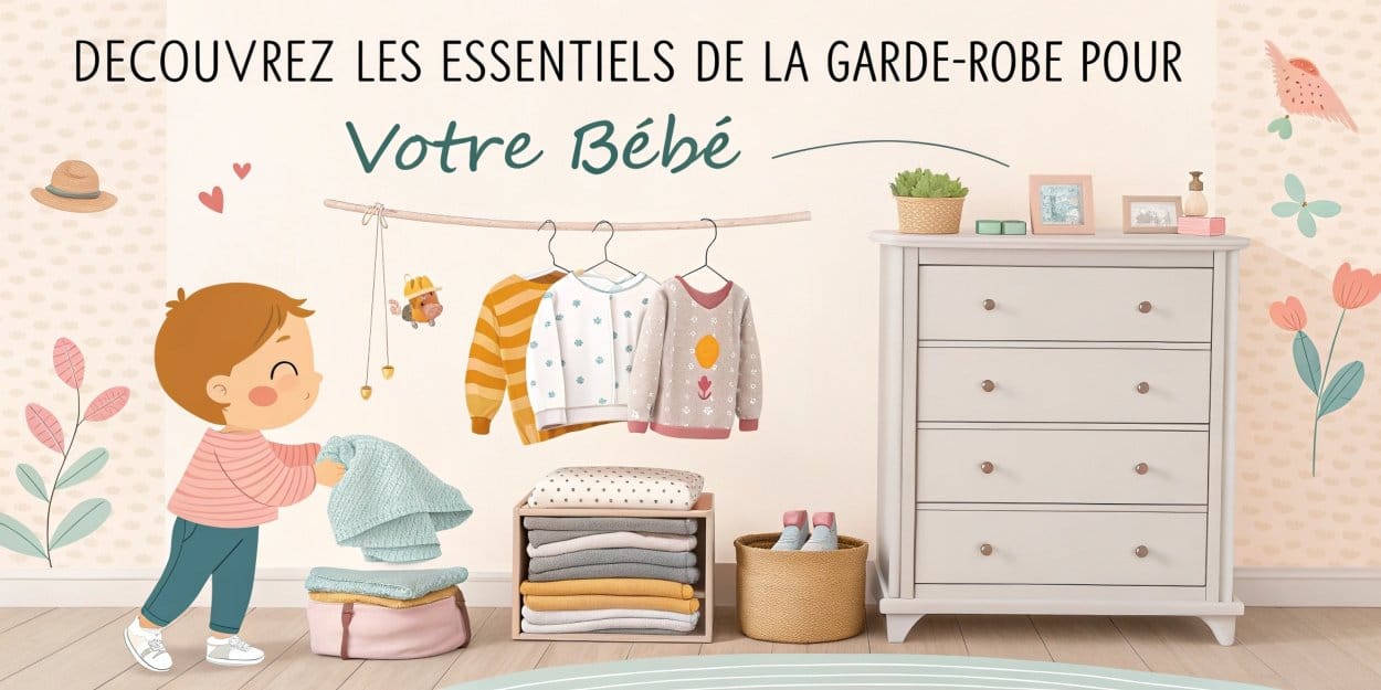 👶 Les indispensables de la garde-robe bébé à connaître